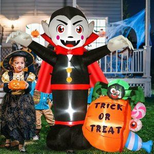 Holiday | 6ft Halloween Inflatable Decoration Vampire Candy Crock ...
